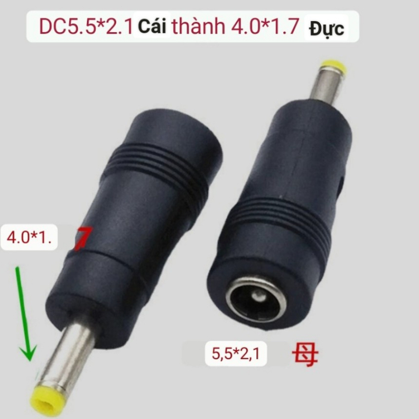 Đầu Jack DC 5.5x2.1mm 5.5x2.5mm ( đực , Cái ) - đầu dây cắm nguồn chân ...