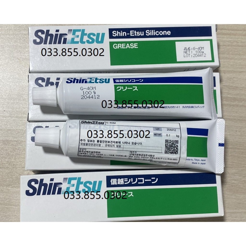 Mỡ silicone bôi trơn nhiệt độ cao hãng Shinetsu G-40M 100g NHẬT BẢN | Shopee Việt Nam