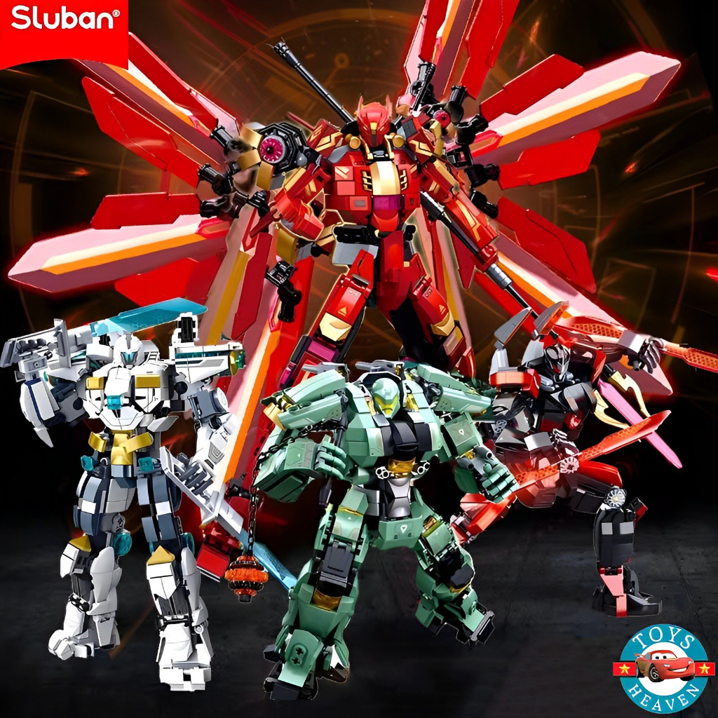 Đồ Chơi Lắp Ráp Phát Triển Trí Tuệ Mô Hình Sluban Robot Halberd Athena ...