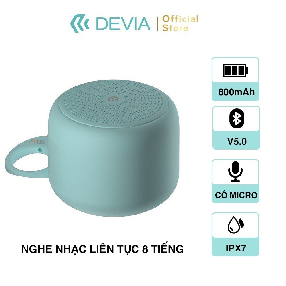 Loa mini bluetooth không dây Devia BT2602 Kintone Series chống nước có ...