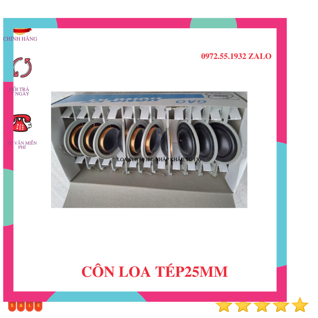 Con loa - Coil loa treble 25mm mauf dden mangf luaj - giá 1 họp ĐIỆN ...