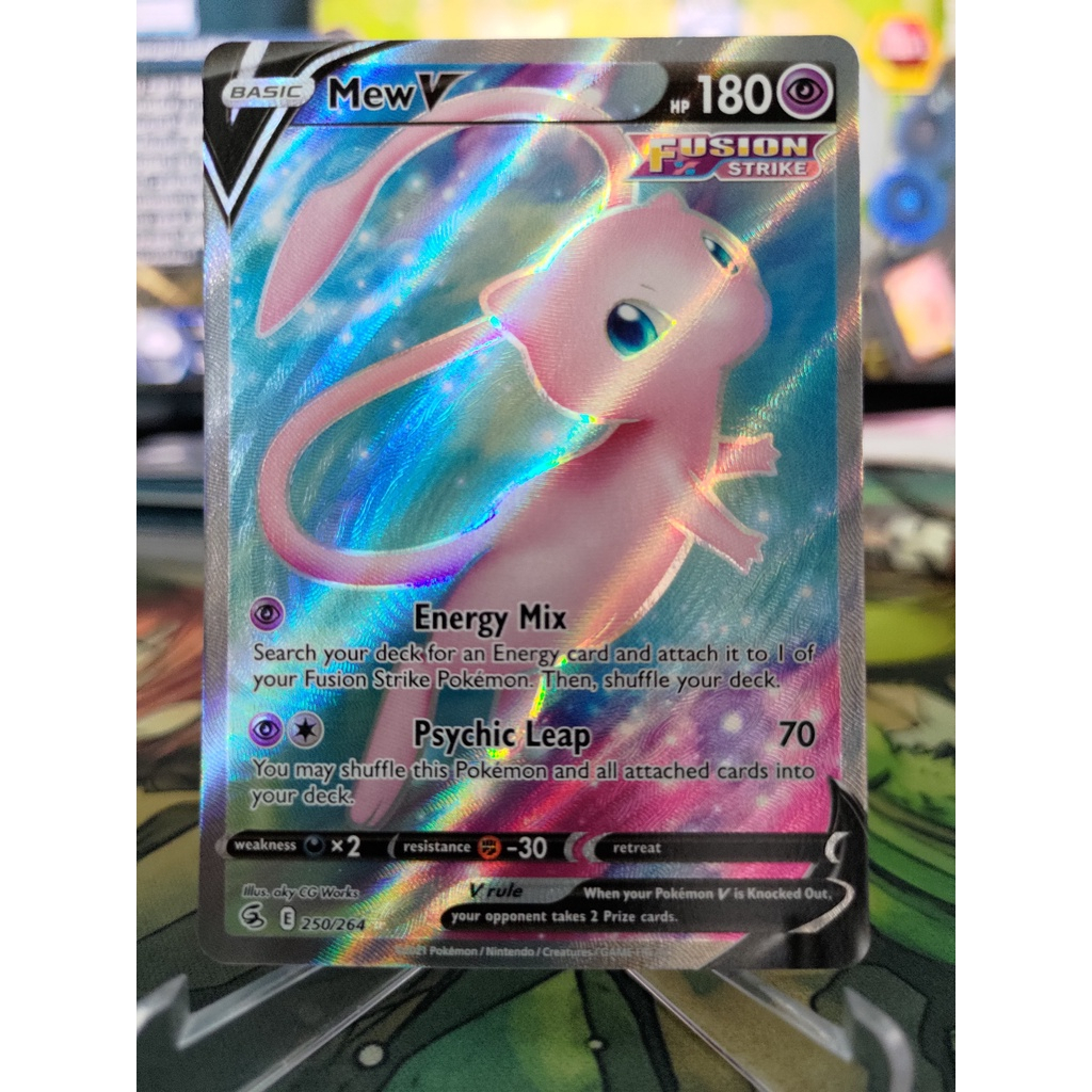 [KW2 Pokemon] [EN] Thẻ bài Mew V - 250/264 - Full Art Ultra Rare | Shopee Việt Nam