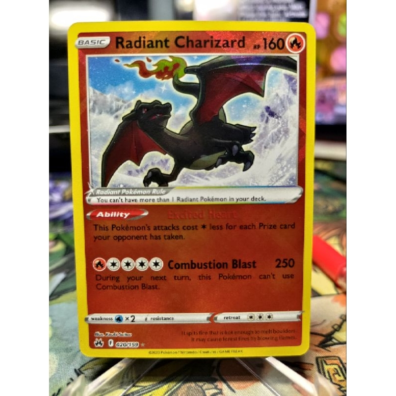 [KW2 Pokemon] [EN] Thẻ Pokemon Radiant Charizard - 020/159 - Radiant ...