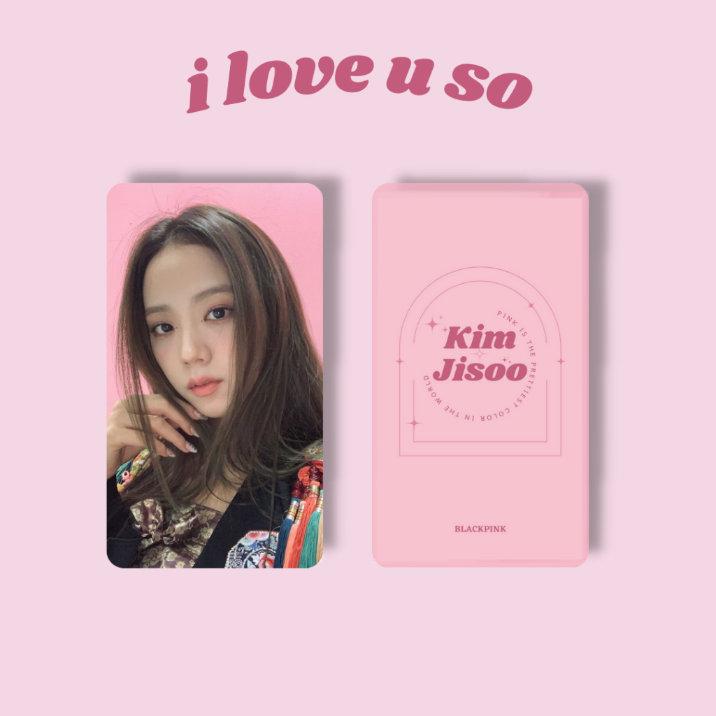 Card des bo góc Jisoo (Blackpink) - Discombobulate.neh | Shopee Việt Nam