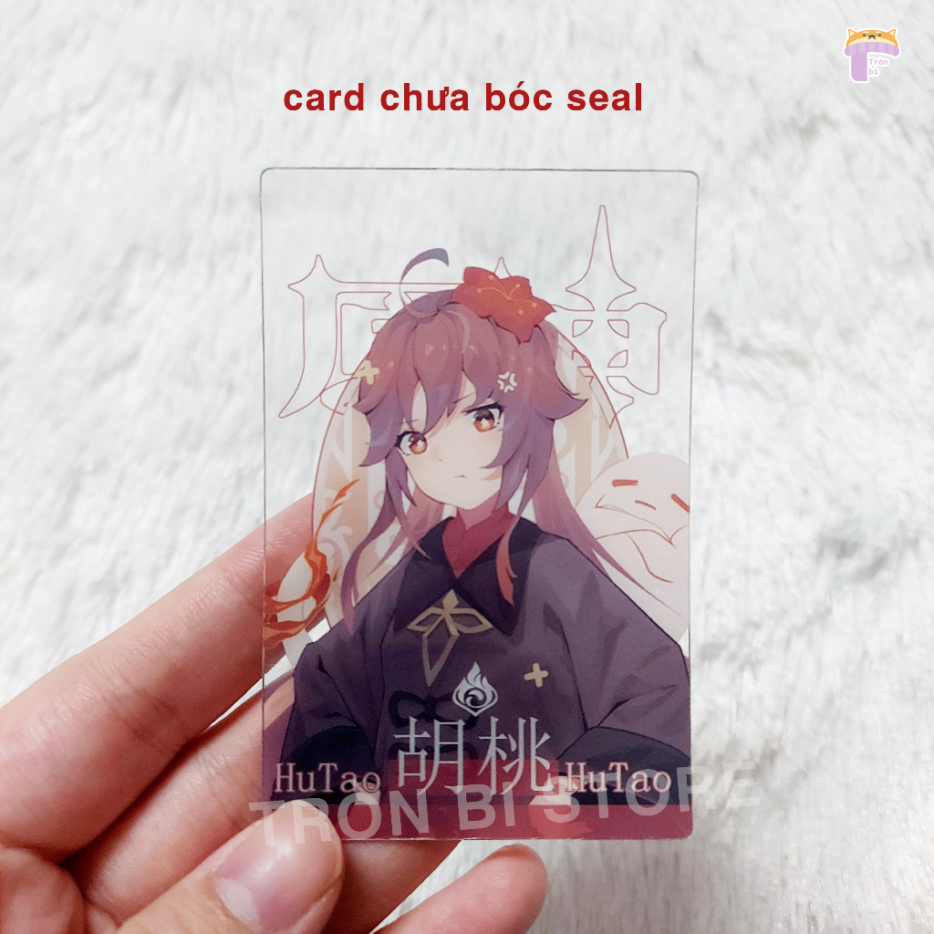 Card trong Genshin Impact 5,5 x 8,5cm Xiao, Kazuha, Zhongli ...
