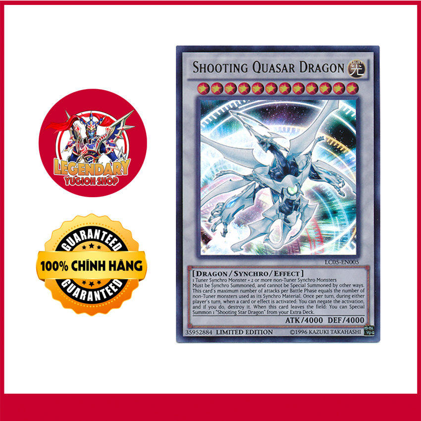 [Thẻ Bài Yugioh Chính Hãng] Shooting Quasar Dragon - Vị thần của Yusei ...
