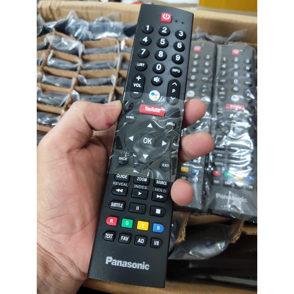 1Remote điều khiển tivi Panasonic android tv dòng FX550V FX650V - Micro điều khiển giọng nói ...