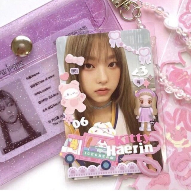 kpop-Card HAERIN Newjeans We/Mess Photocard Album Nwjns kpop.st ...