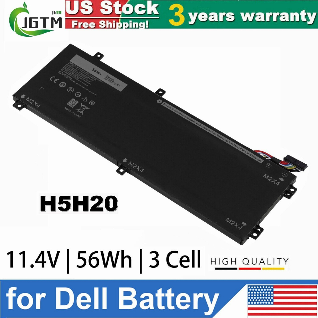 Pin Dell Precision 5510 5520 5530 5540 XPS 15 9560 9550 9570 H5H20 56Wh ...