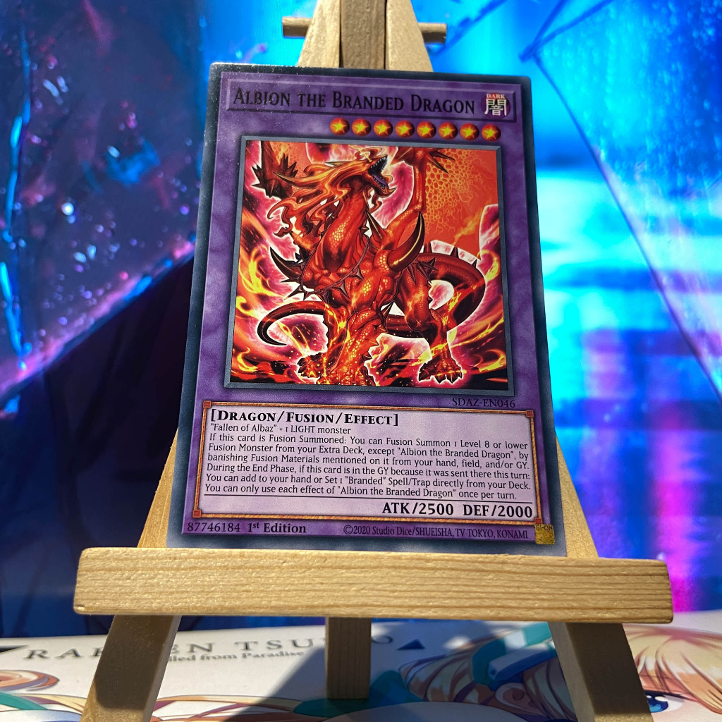 [ Bài Yugioh Chính Hãng ] Albion the Branded Dragon - SDAZ-EN046 ...