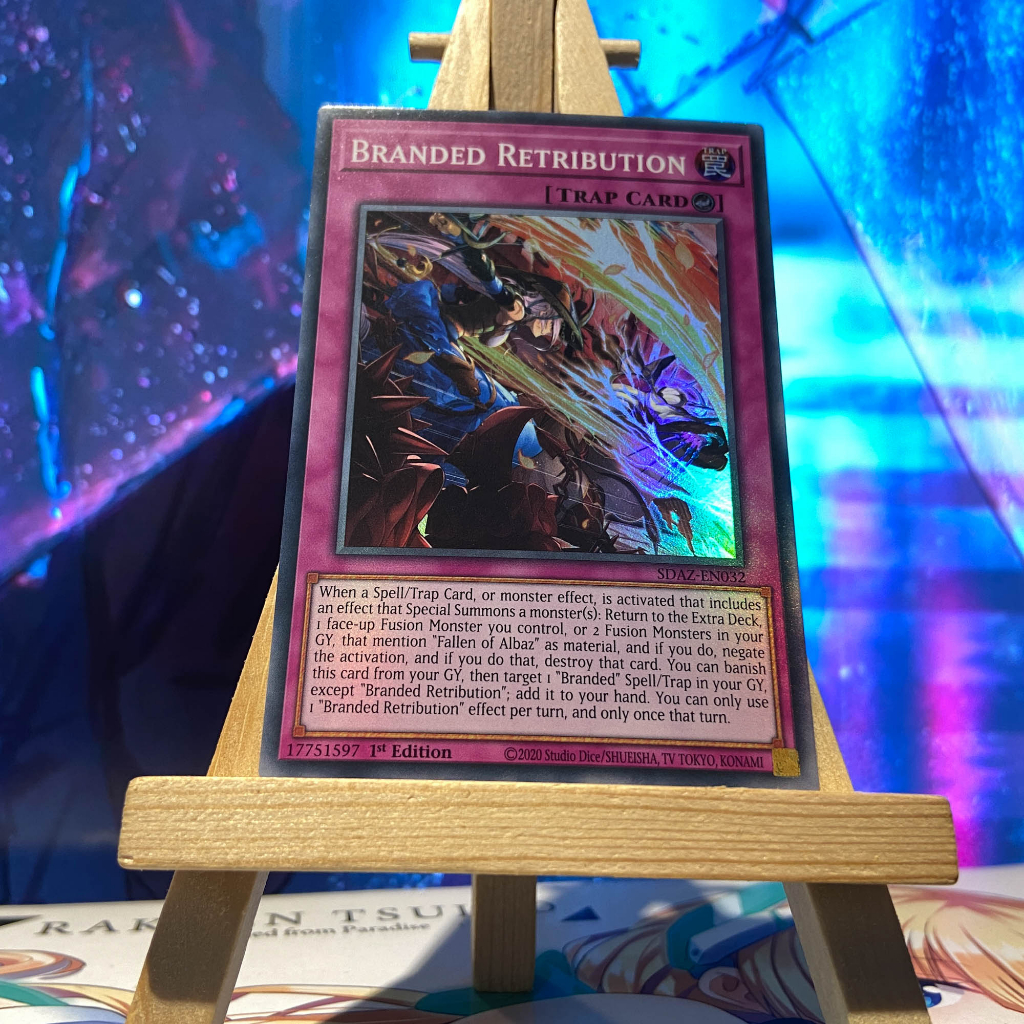 [ Bài Yugioh Chính Hãng ] Branded Retribution - SDAZ-EN032 - Super Rare ...
