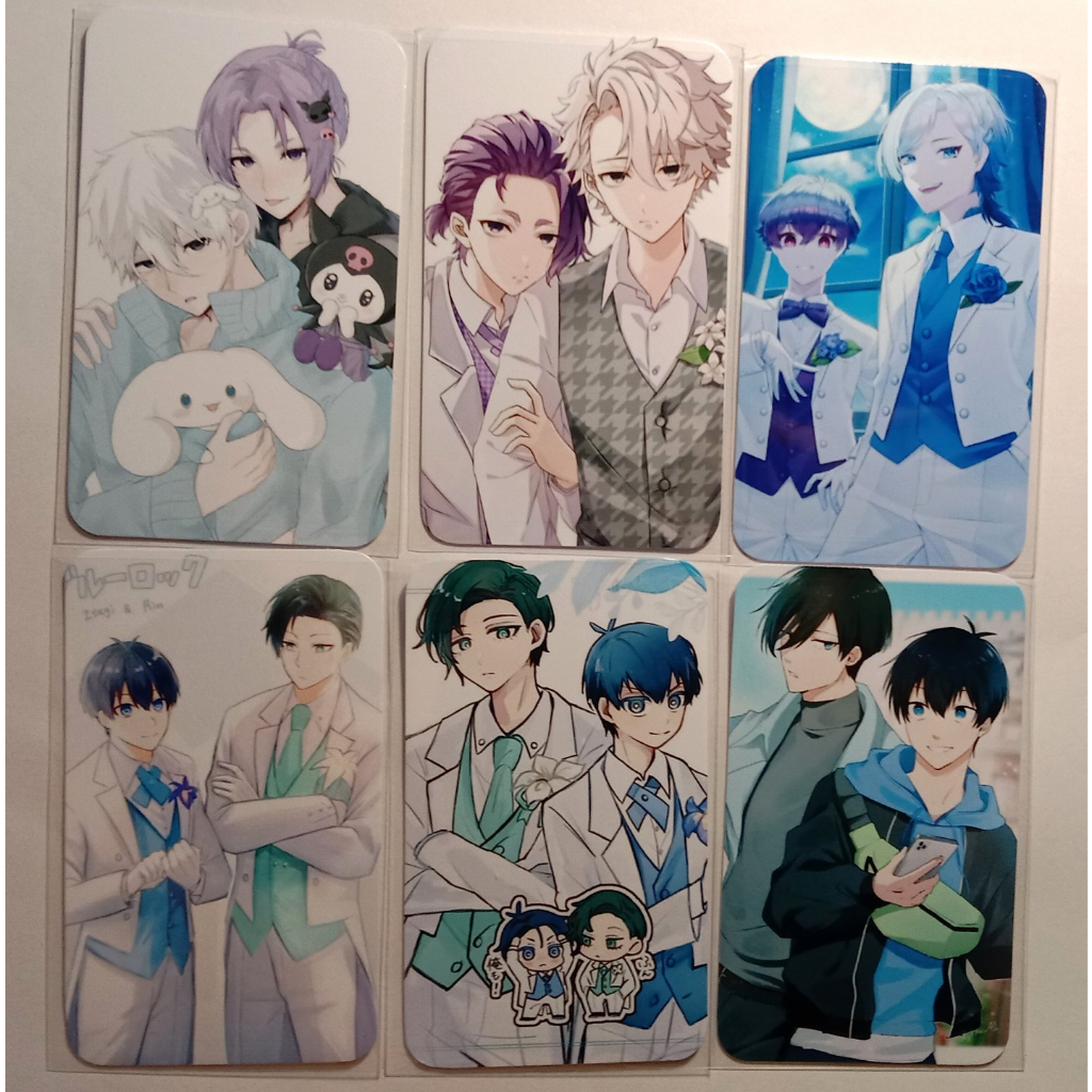 (Sẵn) Card artist Anime Blue Lock bachira, nagi, reo, isagi, sae, rin ...