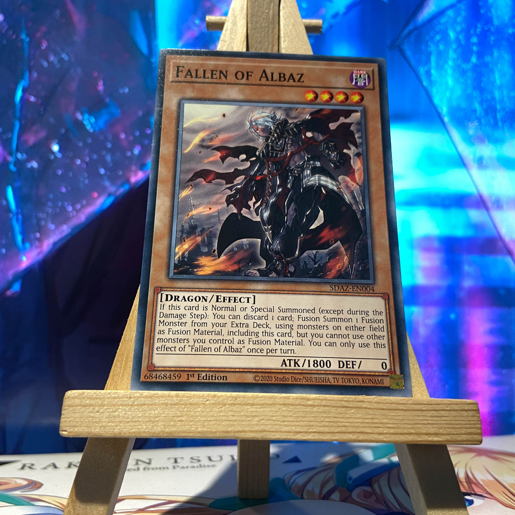 [ Bài Yugioh Chính Hãng ] Fallen of Albaz - SDAZ-EN004 - Common 1st ...