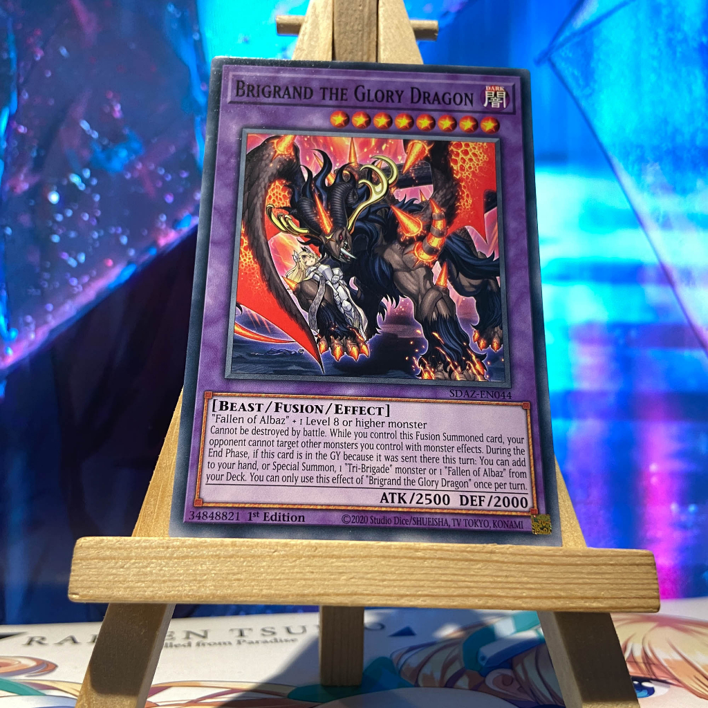 [ Bài Yugioh Chính Hãng ] Brigrand the Glory Dragon - SDAZ-EN044 ...
