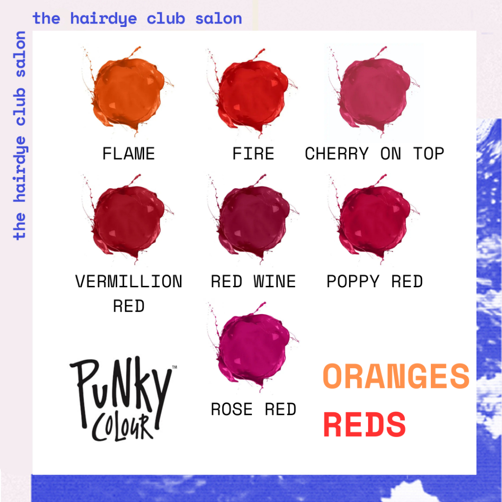 Thuốc nhuộm tóc Punky Colour Semi-permanent - Punky Color ( tone màu đỏ ...