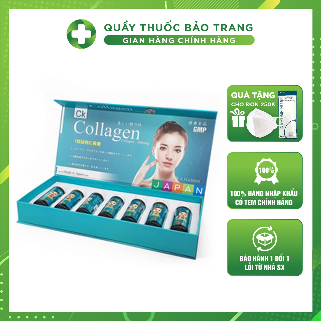 Collagen CK dạng chai nước uống - Làm đẹp da, chống lão hóa - Nhật Bản ...