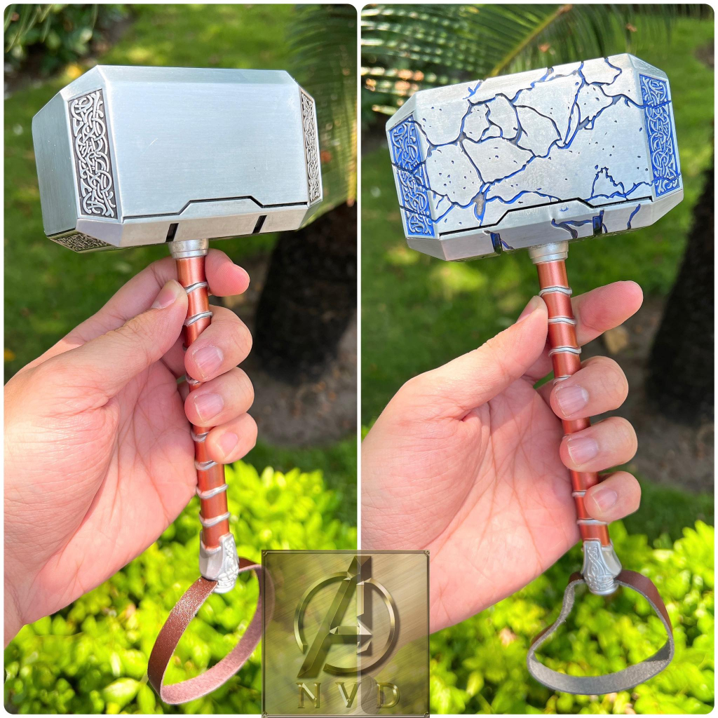 Mô hình Búa thor Mjolnir 20cm kim loại mẫu mới nhất nguyên khối ...