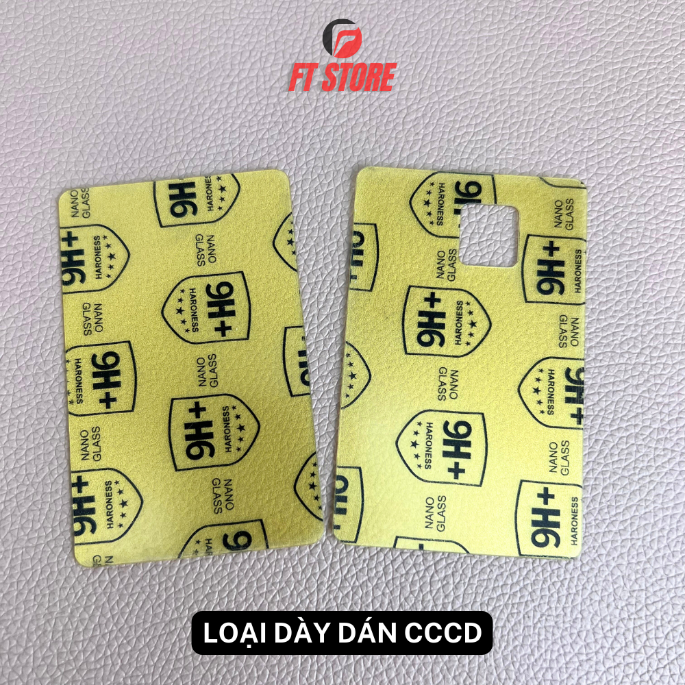 Miếng dán cường lực 9H Nano bảo vệ Căn Cước Công Dân - CCCD/GPLX Giấy phép lái xe khỏi trầy xước ...