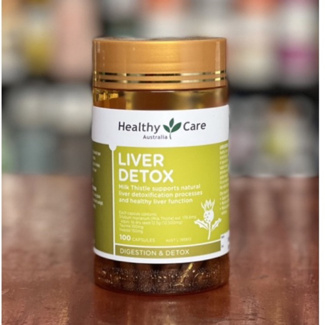 [Bill Chemist] Viên uống giải độc gan bổ gan Úc Healthy Care Liver Detox 100 viên. | Shopee Việt Nam