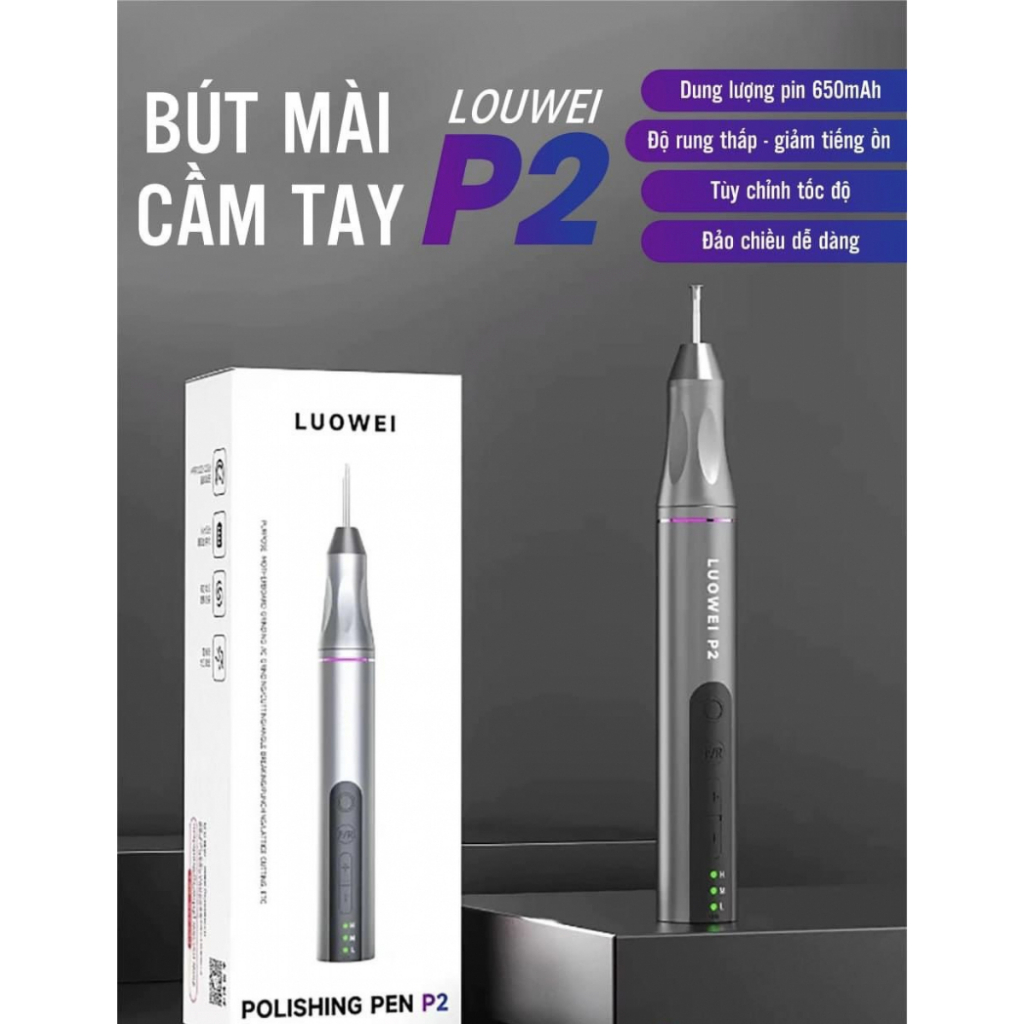 Máy mài mini Luowei P2 (dùng pin) | Shopee Việt Nam