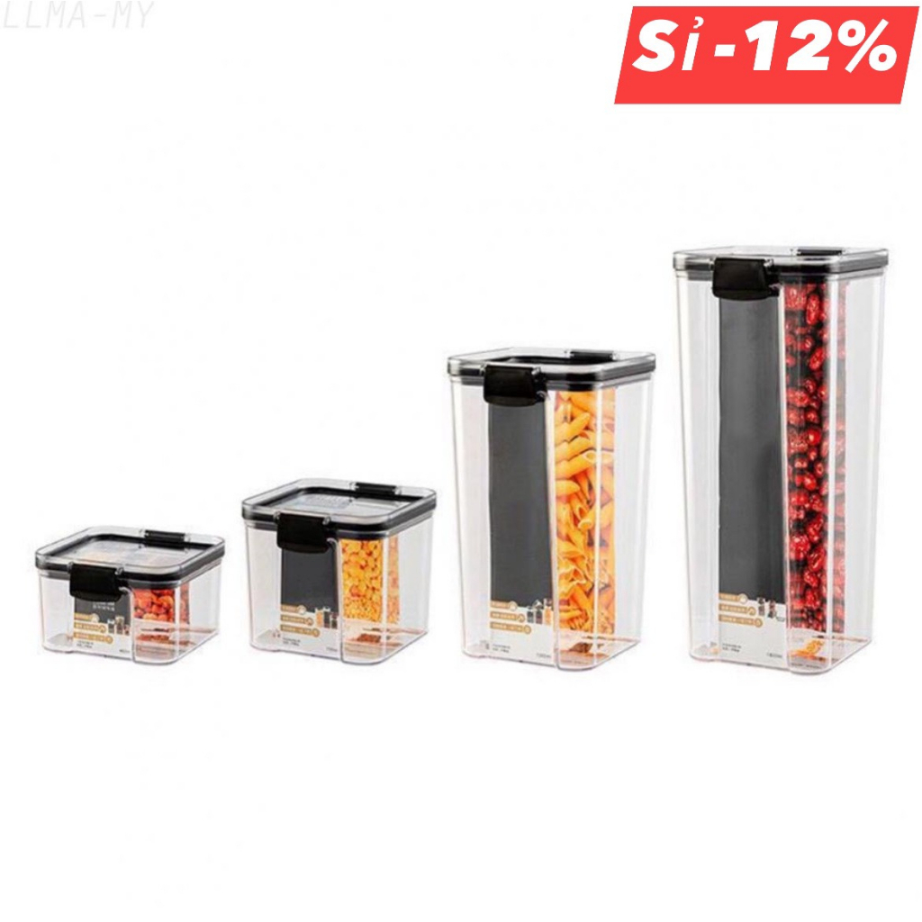 Hộp đựng thực phẩm khô kín khí size 460ml, 700ml, 1300ml | Shopee Việt Nam
