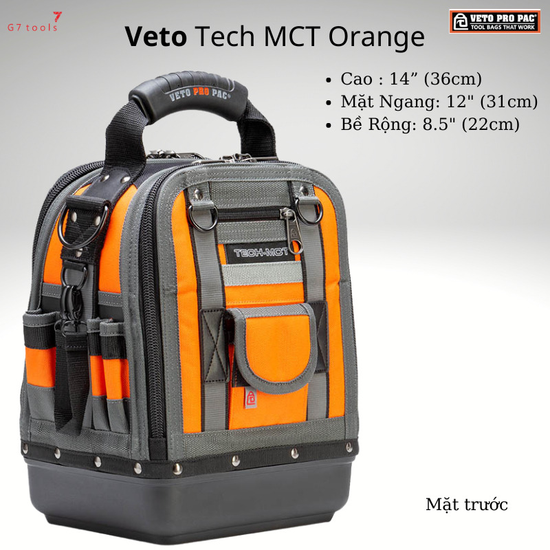 Túi VETO Tech MCT Orange Màu Cam Gồm 44 Pouch Túi Nhỏ_G7tools Hà Nội ...