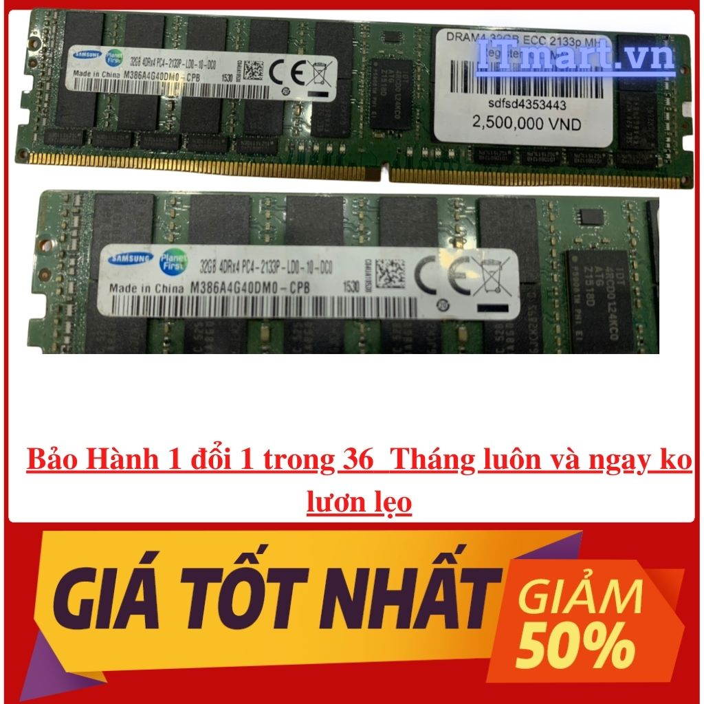 Ram Server EEC Reg DRAM3 và DRAM3L hãng Samsung/sky hynix/elpida 16Gb ...