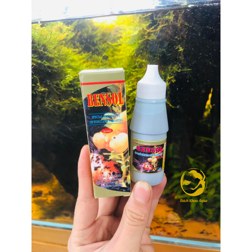 Bensol chuyên nấm và ký sinh trùng cho cá cảnh - lọ to 60ml | Shopee ...