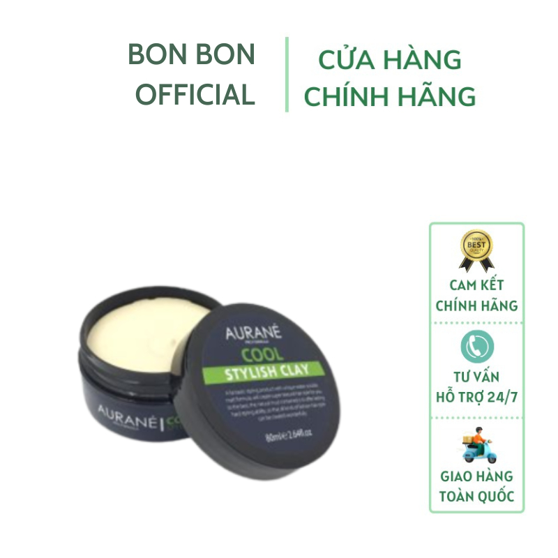 Sáp vuốt tóc nam Aurane cool stylish clay 80g | Shopee Việt Nam