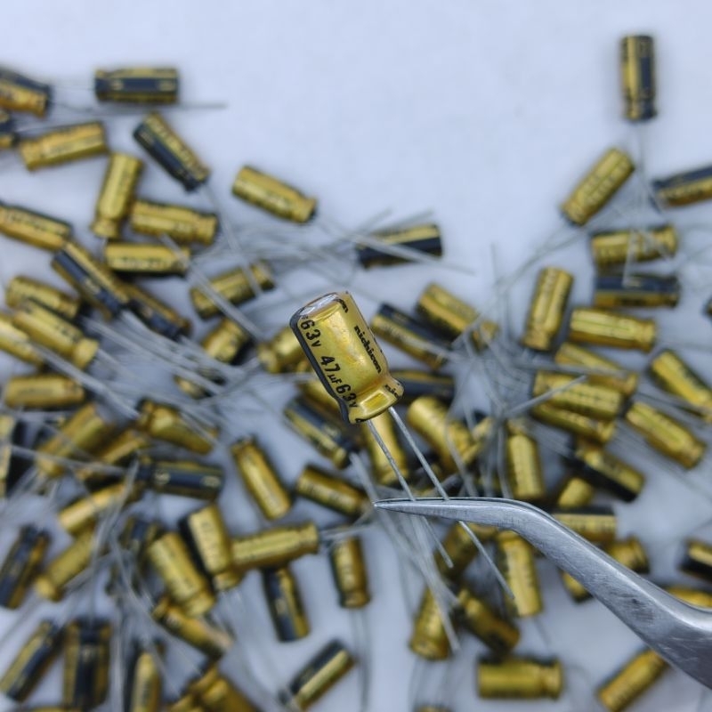 tụ 16v, 25v, 35v, 50v, 63v 47uF Nichicon FW (5 cái) | Shopee Việt Nam