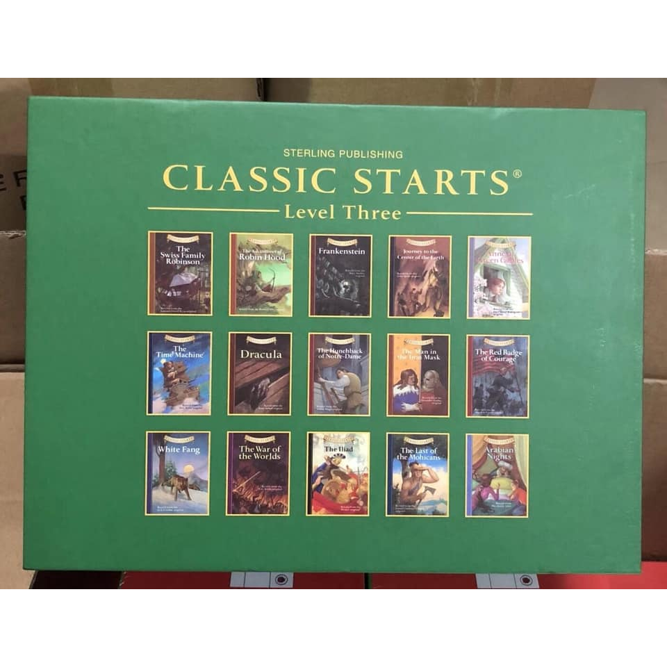 Sách - Classic starts series – level Three nhập 15 cuốn box set bìa mềm ...