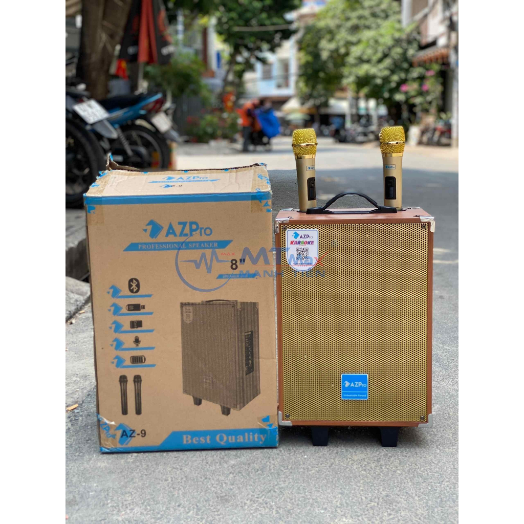 Loa kéo karaoke 2 đường tiếng AZPro AZ-9 Bass 20cm – Chống Hú cực tốt ...