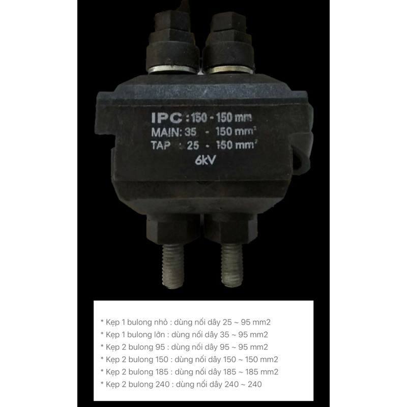 KẸP NỐI DÂY IPC 1BL, 2BL Từ 25>150mm ( Chân Đồng ) | Shopee Việt Nam