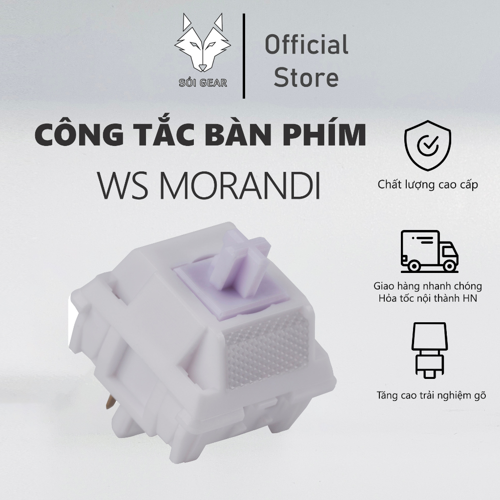 [HỎA TỐC HN - HCM] Công tắc bàn phím cơ | Switch WS Morandi | Wuque Studio | Switch linear ...