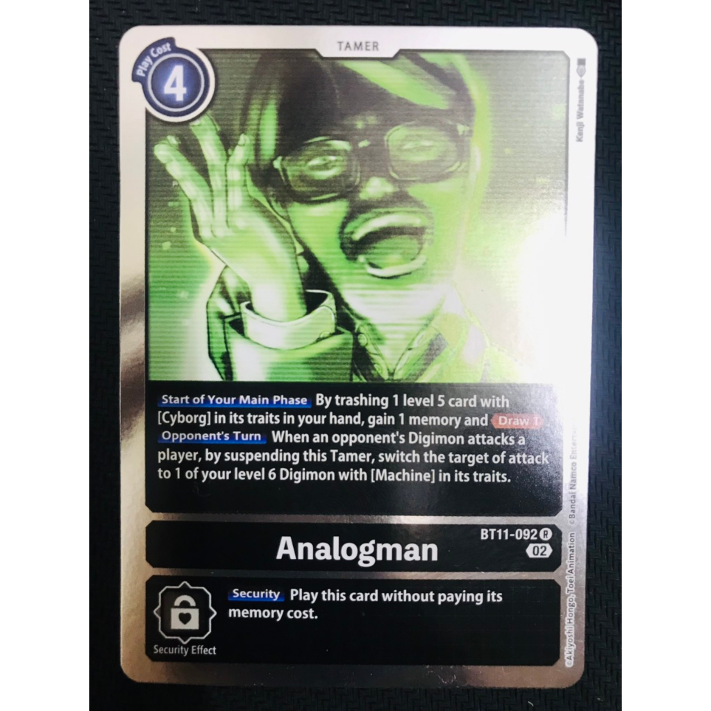 Thẻ bài Digimon BT11-092 - Analogman - Tamer - Rare | Shopee Việt Nam