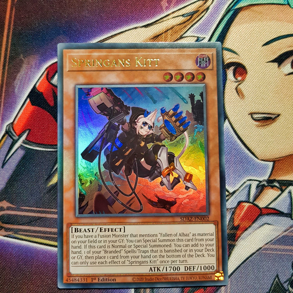 Thẻ bài Yugioh chính hãng | Springans Kitt | Ultra Rare. | Shopee Việt Nam