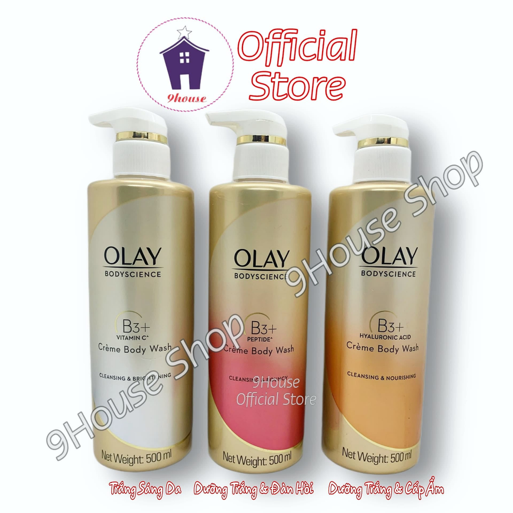 (Bản Thái) 01 Chai Sữa Tắm OLAY Body Science B3+ Dưỡng Trắng Da, Cấp Ẩm ...