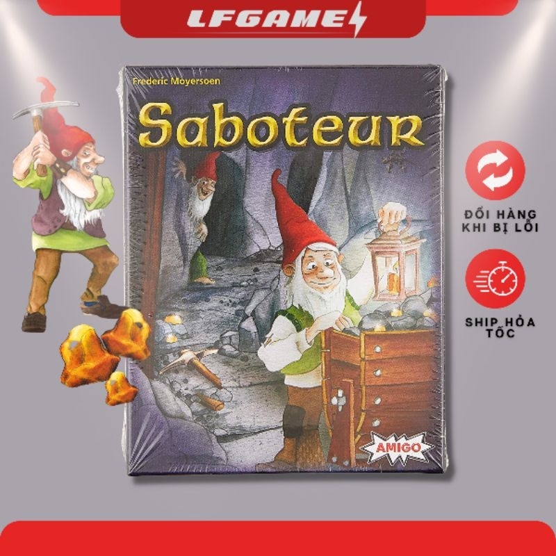 Saboteur Card Game Bộ thẻ bài Đào Vàng Trò chơi Board GameCuộc Chiến ...