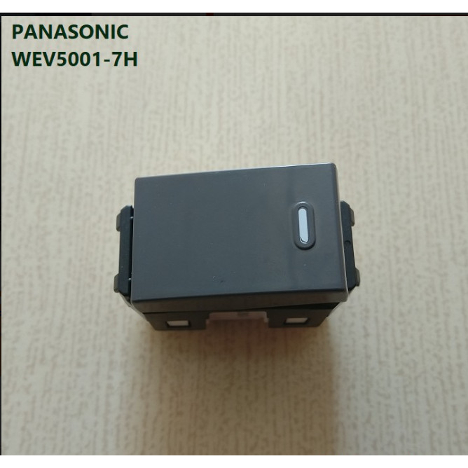 Hạt công tắc 1 chiều,2 chiều Panasonic đen dòng Wide chính hãng ...