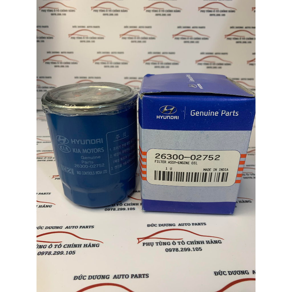 Hàng chính hãng - Lọc dầu, lọc nhớt Kia Rio, Kia Morning | 2630002752 ...