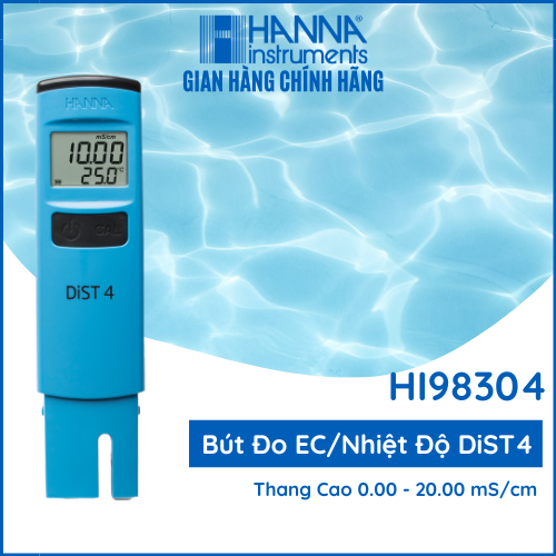 Bút Đo Độ Dẫn (EC) Trong Nước Tưới, Phân Nước, Hanna HI98304 DiST4 ...