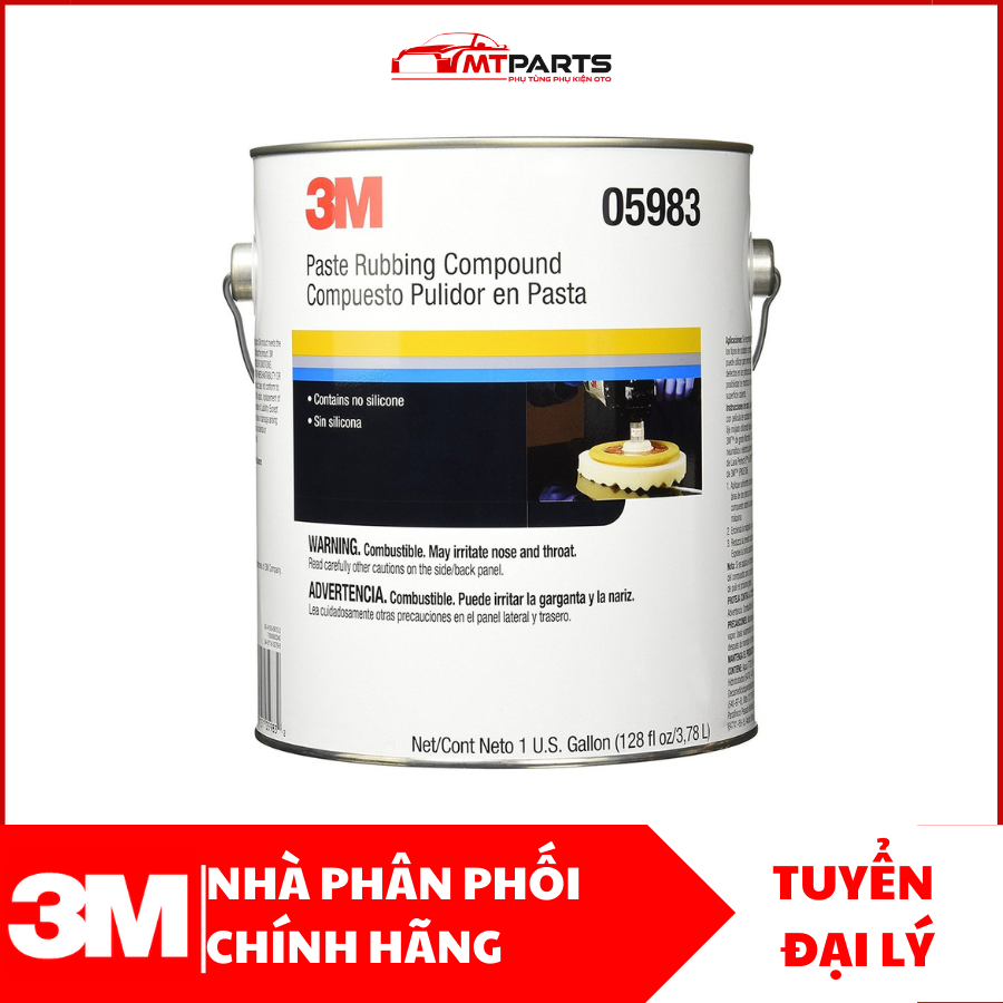 Xi đánh bóng 3M bước 1 05983 (đánh phá) chuyên dùng tẩy vết xước trên ...