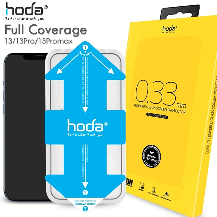 Cường Lực iP 14 HODA 0.33 mm Full Coverage 14Promax/ 14Pro/ 14/ 13/13Pro/13Promax/12/12Pro ...