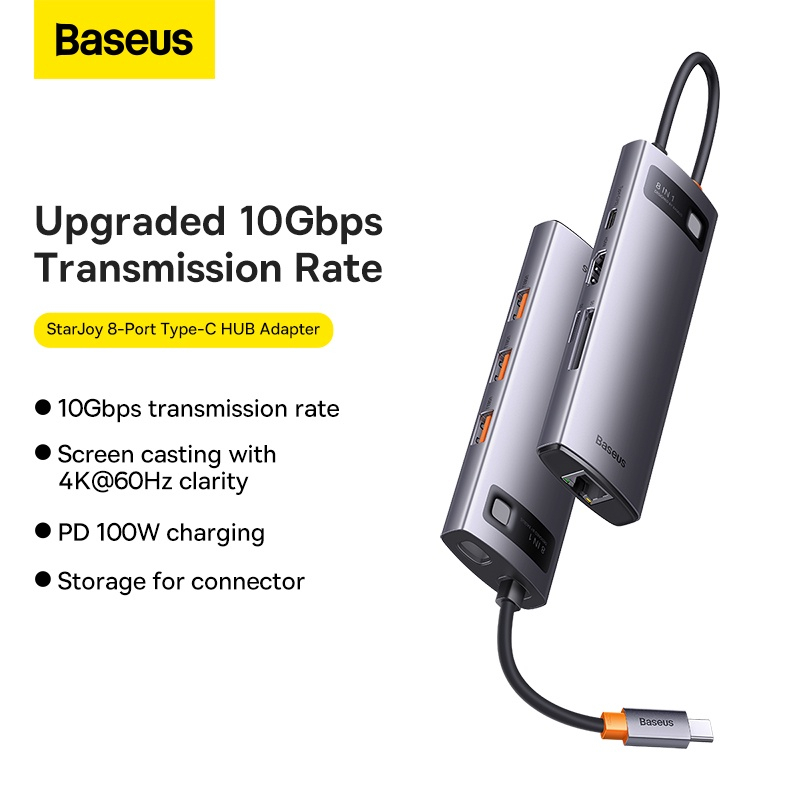 Hub Mở Rộng Đa Năng Baseus StarJoy Type-C HUB Adapter | Shopee Việt Nam