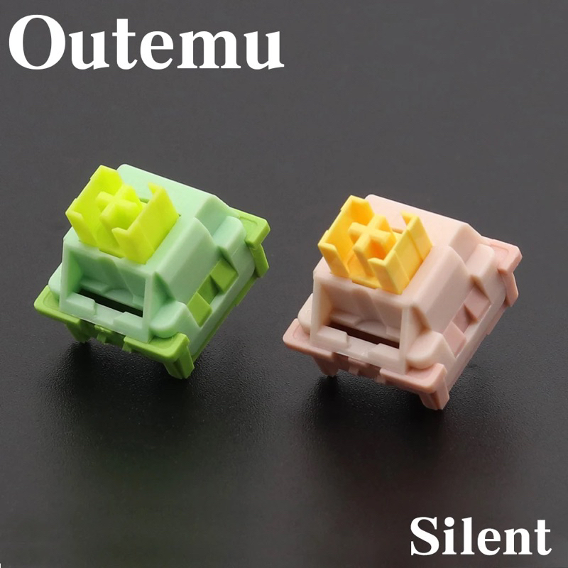 Công tắc OUTEMU SILENT Lemon Peach v2 linear switch bàn phím Outemu silent White Yellow Ocean ...