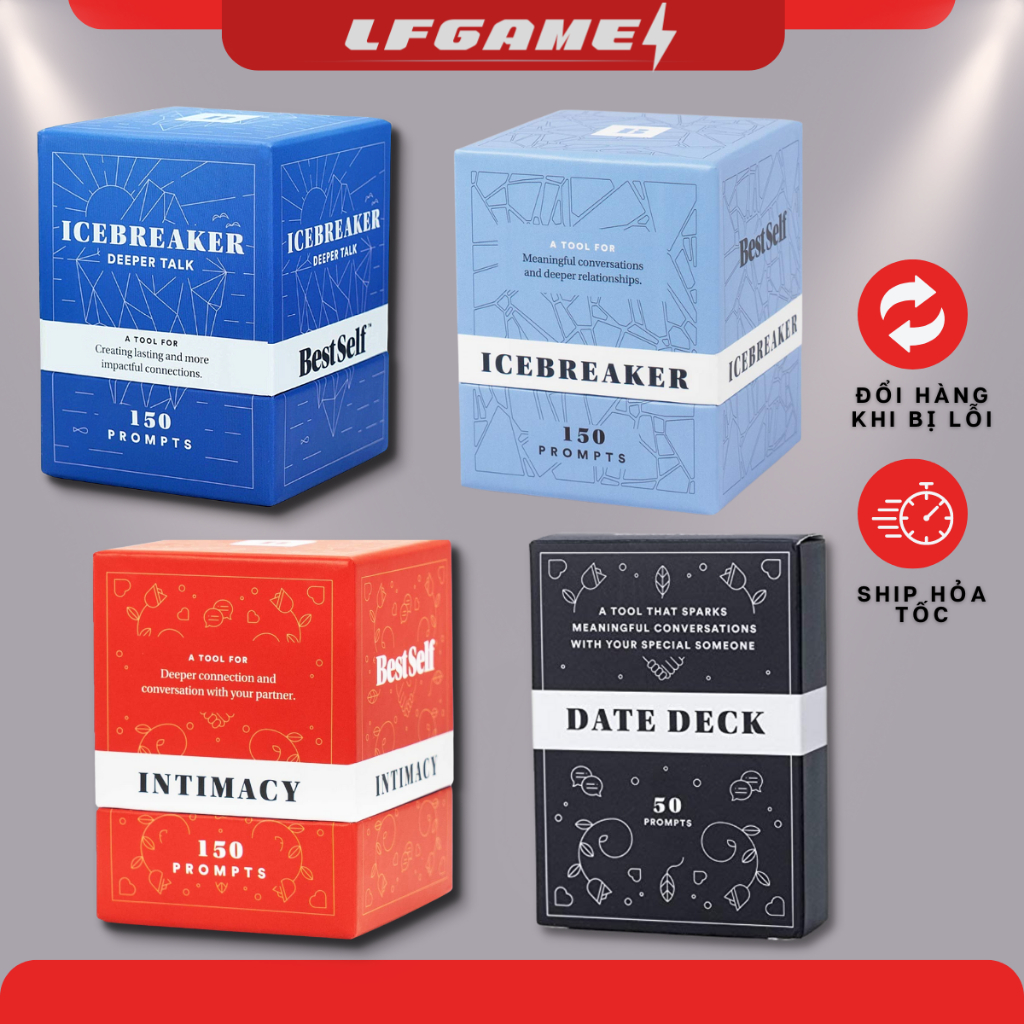 [Tiếng Anh] Board Game Icebreaker Deeper Talk Bộ Thẻ Bài Nói Chuyện Sâu ...