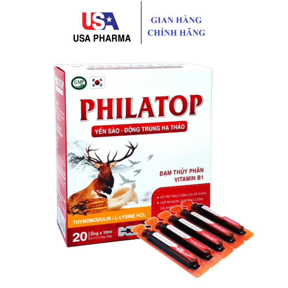 Philatop Yến Sào - Đông Trùng Hạ Thảo giúp bé ăn ngon, tăng sức đề ...