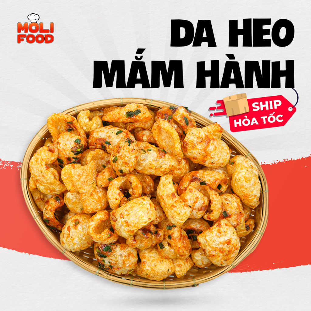 Da heo mắm hành giòn tan 150g Moli Food đồ ăn vặt Sài Gòn đã ngon còn ...