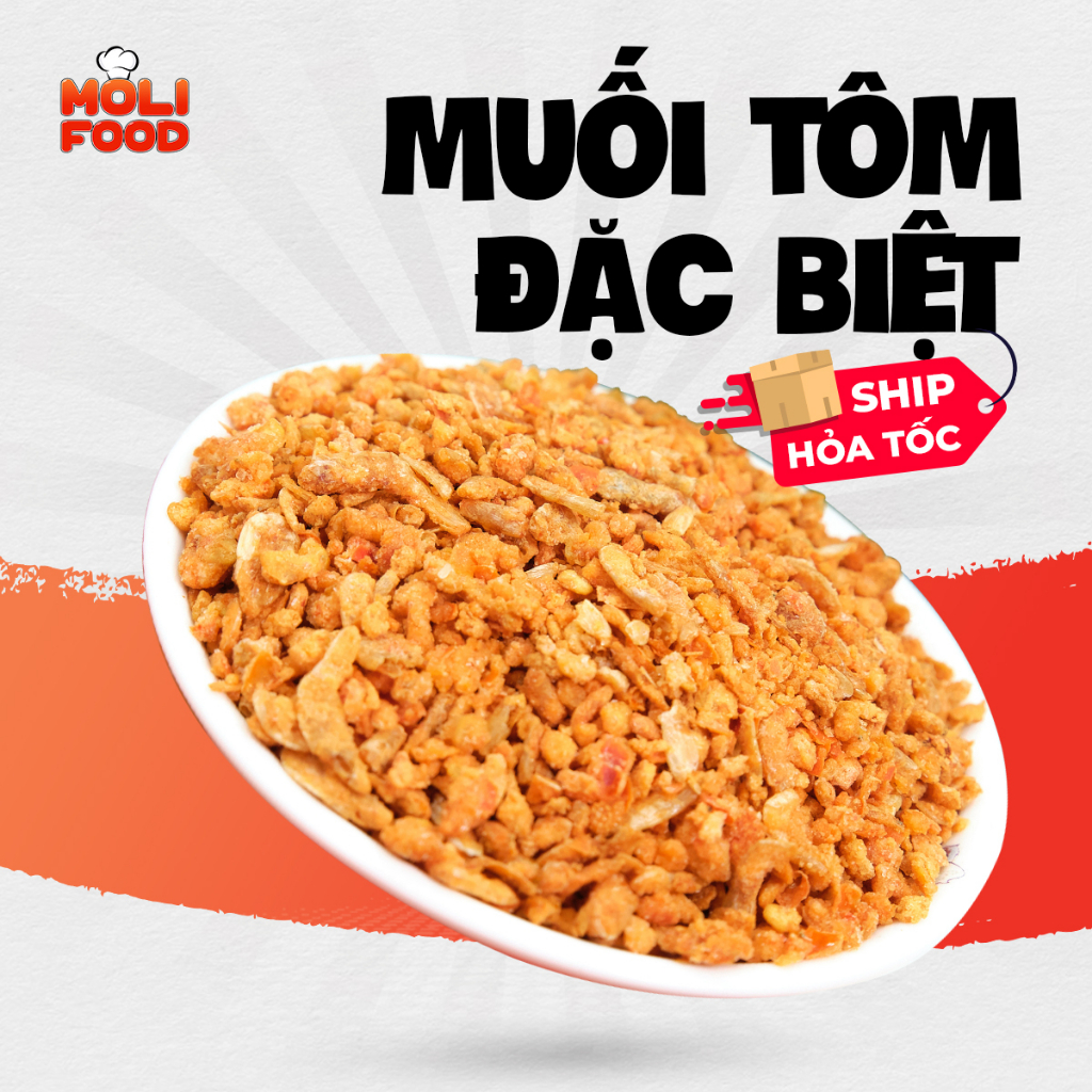 Muối tôm Tây Ninh nguyên con loại đặc biệt Moli Food 250g | Shopee Việt Nam