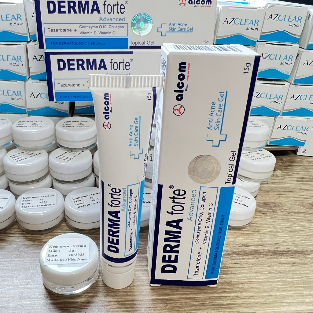 Mẫu 5g-Kem mụn Derma forte - Gel giảm mụn giảm thâm DermaForte | Shopee Việt Nam